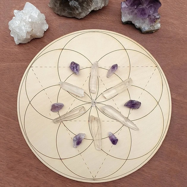 Crystal Grid – Seed of Life 生命種子 – La Maison d'etoile 星緣